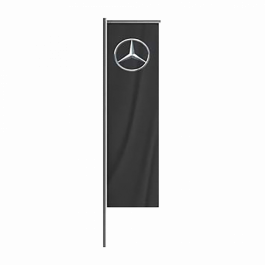 Flag Topvision® Mercedes-Benz 120x350cm | Daimler Truck Shop